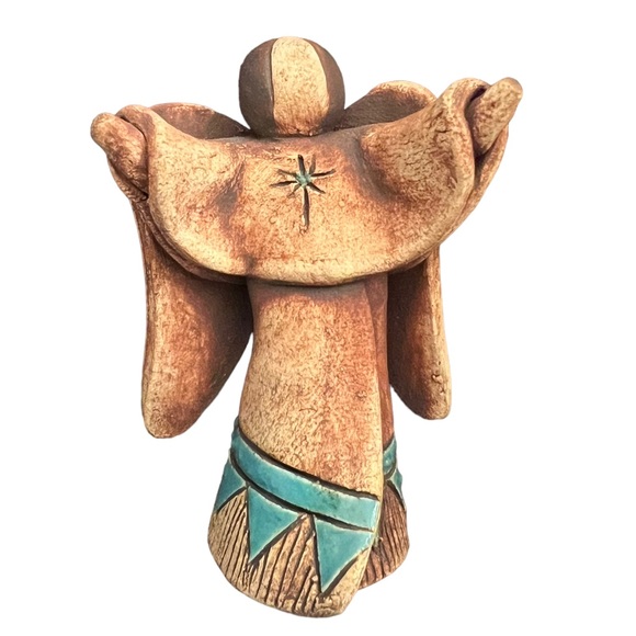 Art | Pottery Indian Angel Handcrafted From Native Clay Arizona | Poshmark